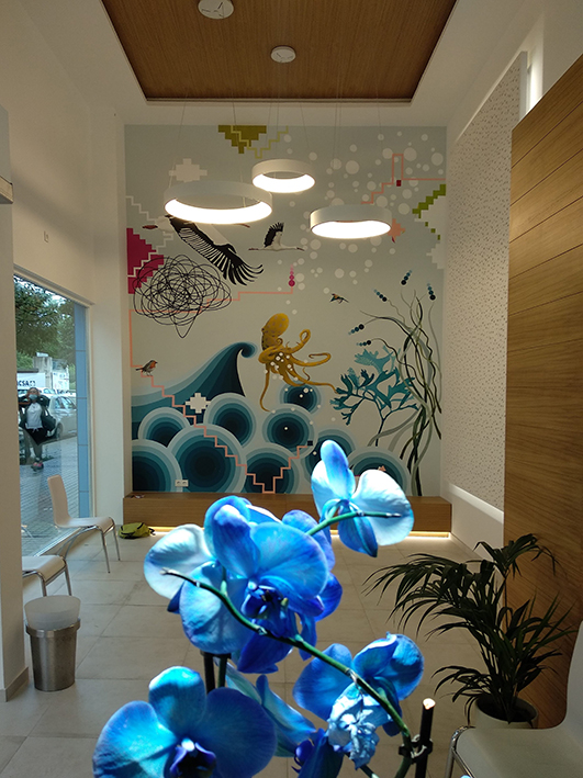 Portable mural painting | ANA MARTINEZ